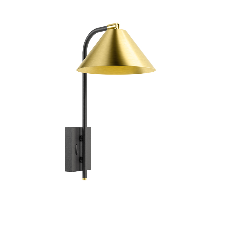 Bespoke Switched LED Wall Light with Metal Shade - R&S Robertson