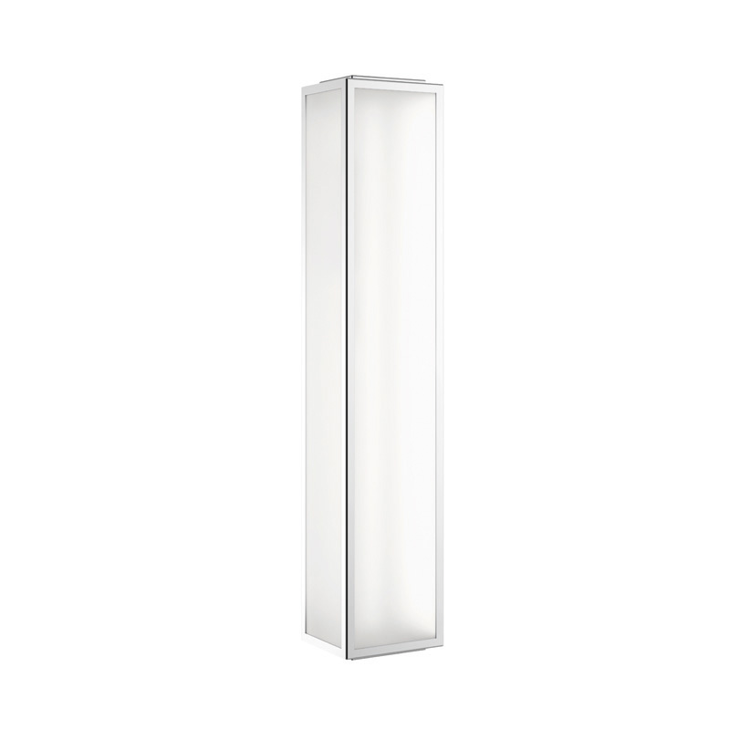 IP44 Polished Chrome Wall Light with Acrylic Diffuser - R&S Robertson