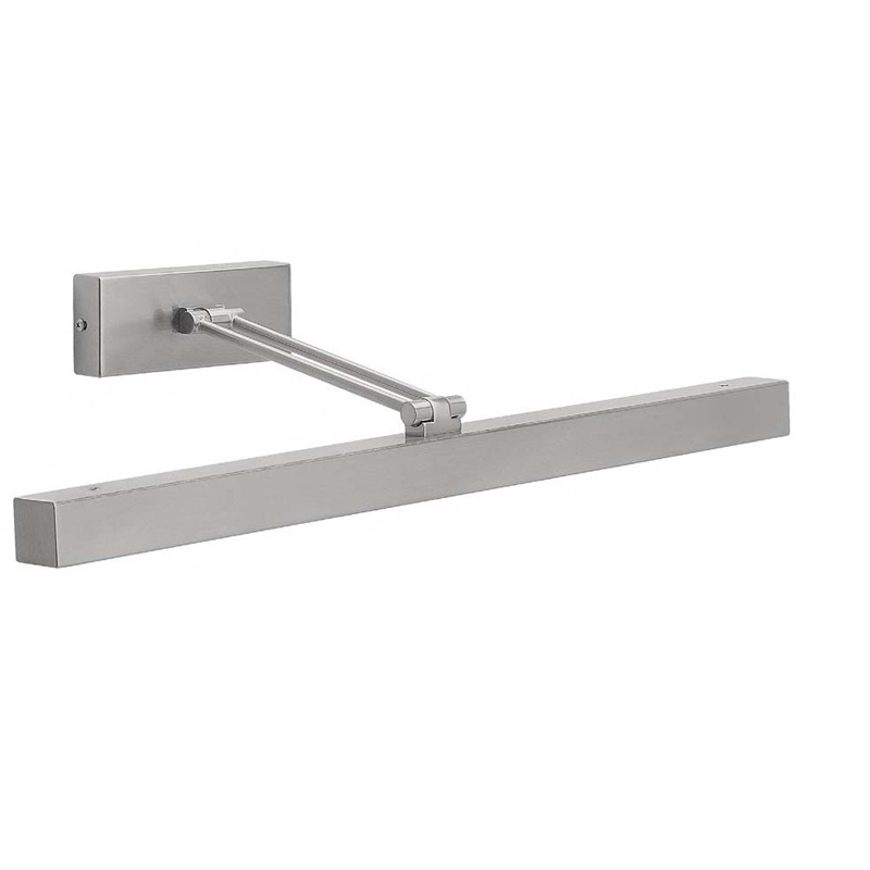 Small LED Picture Light In Brushed Nickel Finish - R&S Robertson