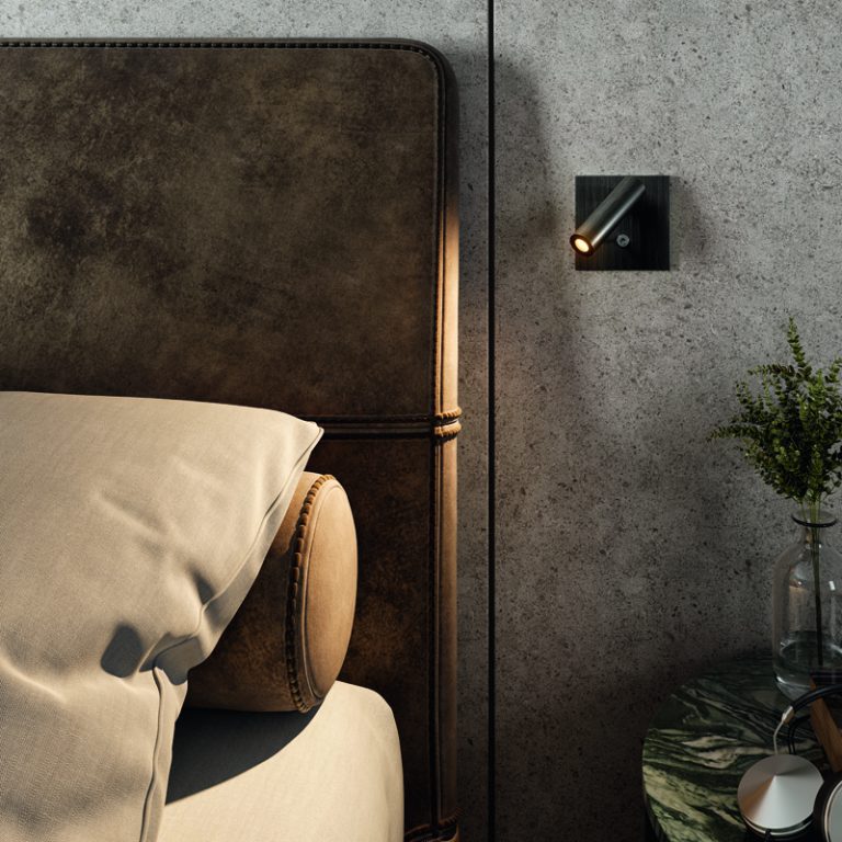 3W LED Brushed Bronze Reading Light - R&S Robertson