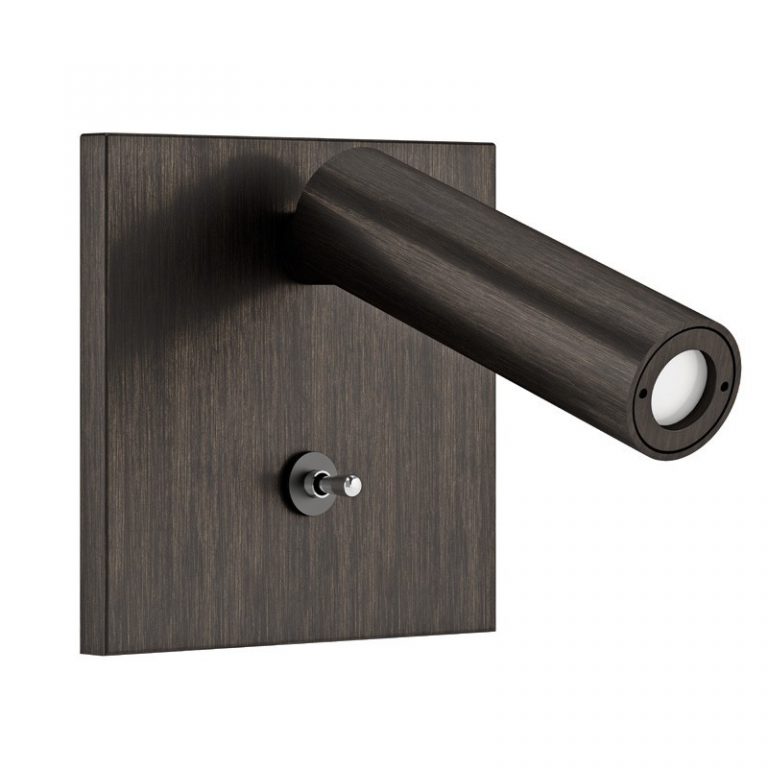 3W LED Brushed Bronze Reading Light - R&S Robertson