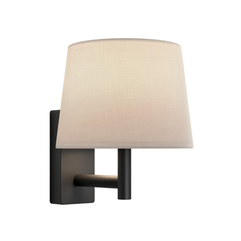 Matt Black Metal Wall Light - R&S Robertson