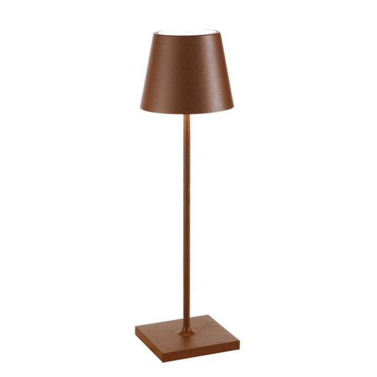 IP65 Rust 2.2w LED Portable Table Lamp - R&S Robertson