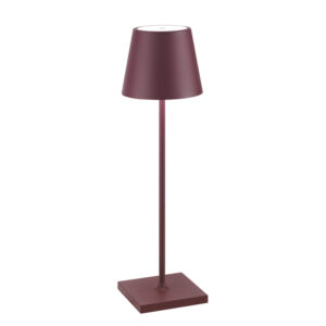 IP65 Wine Red 2.2w LED Portable Table Lamp - R&S Robertson