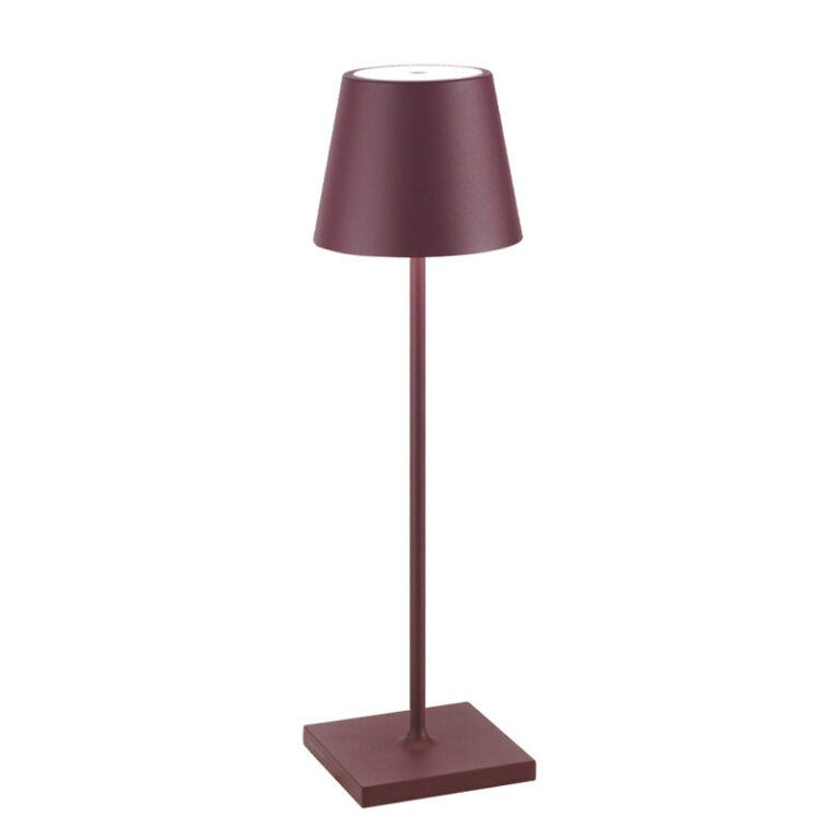 IP65 Wine Red 2.2w LED Portable Table Lamp - R&S Robertson