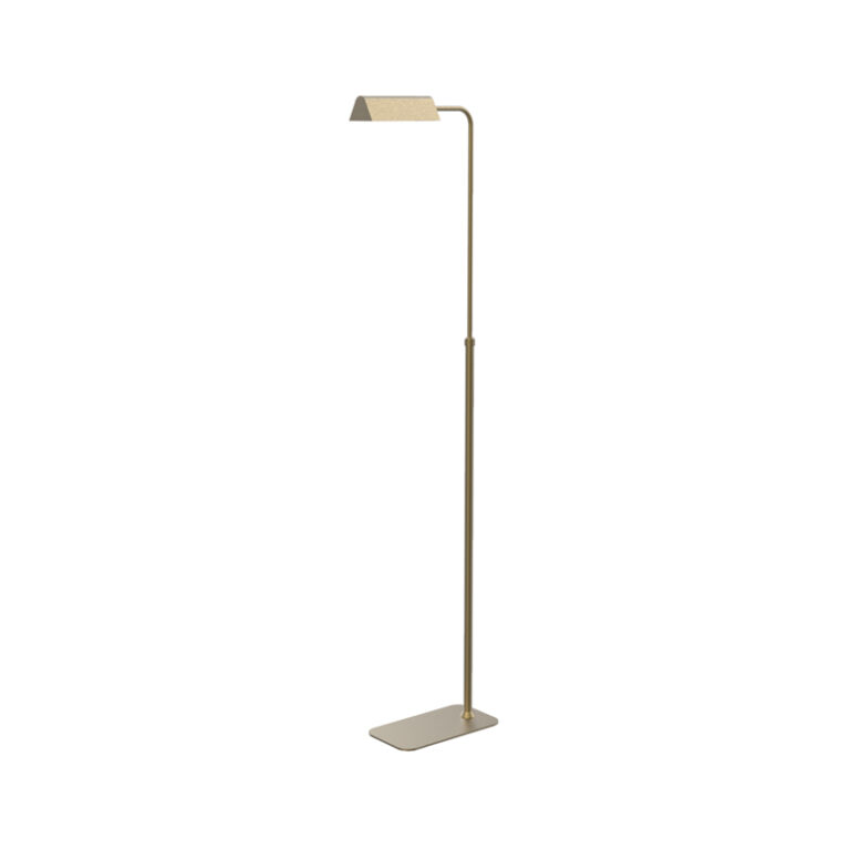 Burnished Brass Adjustable Task Floor Lamp - R&S Robertson