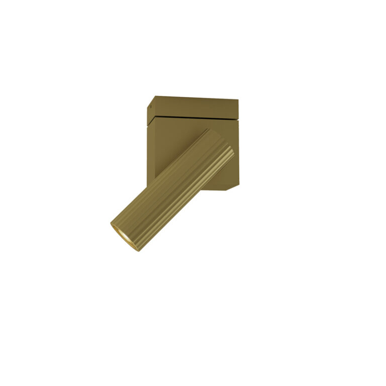 Matt Gold Faceted 7.6W LED Spotlight - R&S Robertson